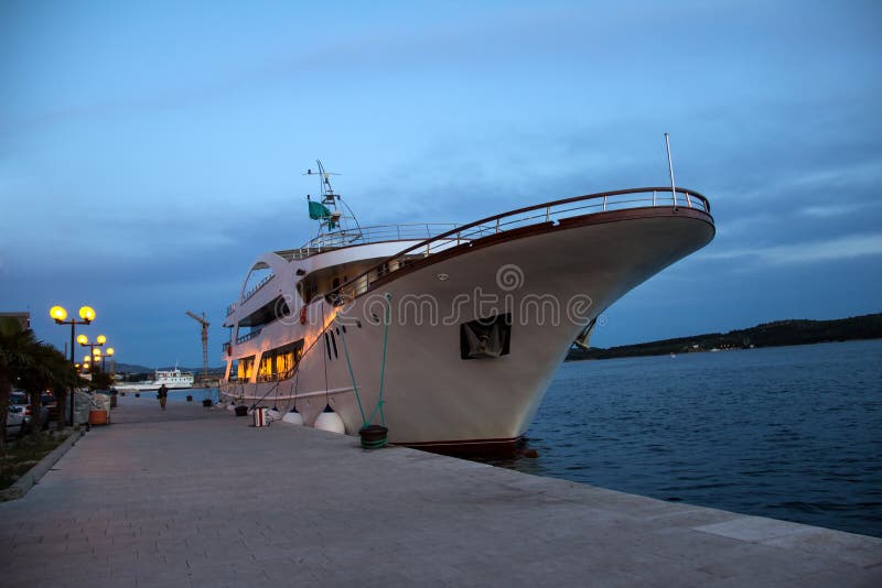 Ship at the pier stock image. Image of travel, stand - 47829295