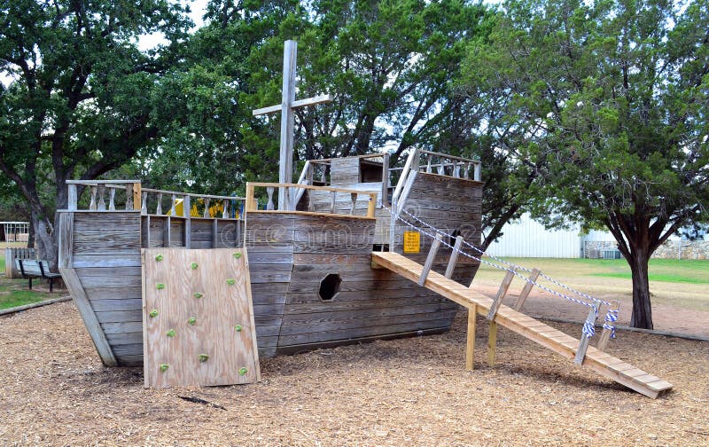 Ship playground stock image. Image of children, gunwale - 26240711