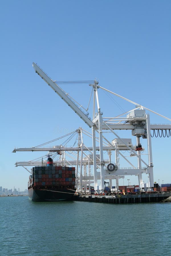 Ship at Port stock image. Image of modern, merchandise - 887229