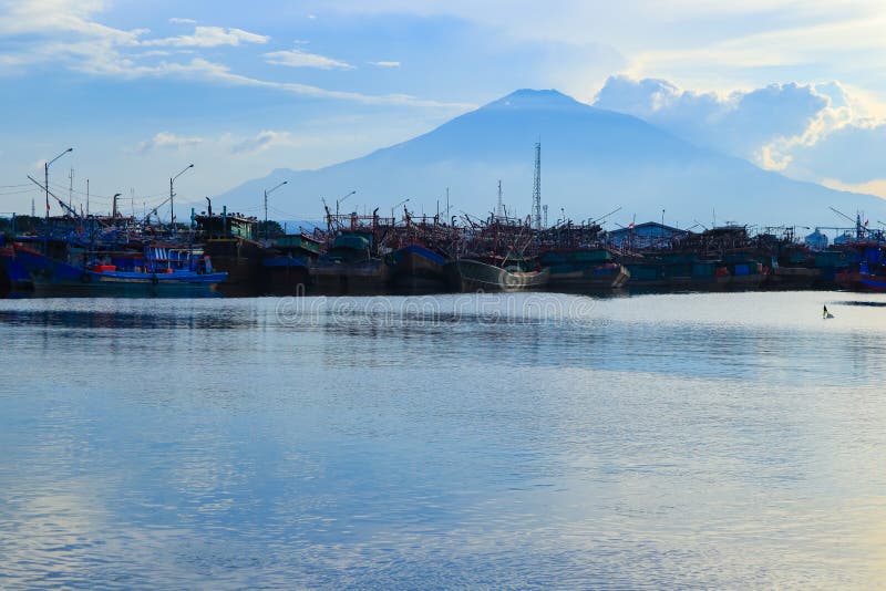 Ship port mountain stock photo. Image of international - 141911046