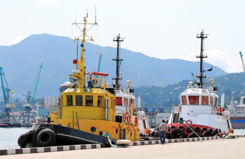 Ship in port editorial stock photo. Image of ocean, swimming - 110164383