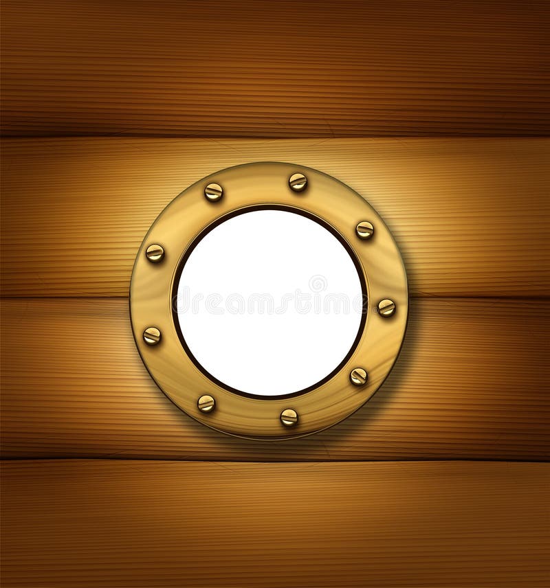 Ship Porthole Window stock illustration. Illustration of circle - 24172525