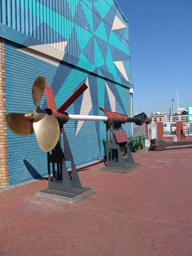 Ship propeller on display stock photo. Image of mechanical - 544630