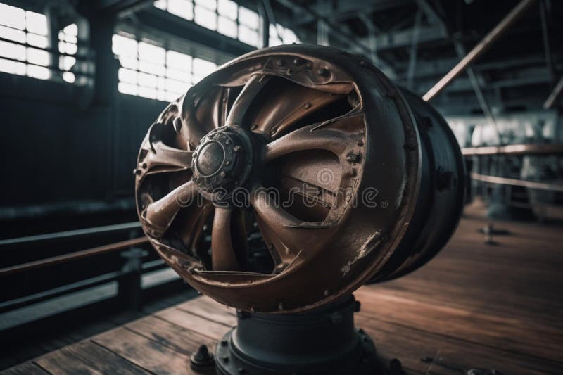 Ship propeller stock illustration. Illustration of ship - 294592610