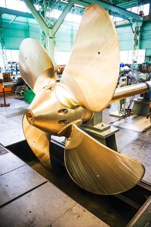 Ship Propeller stock image. Image of built, metal, manufacturing - 56179007