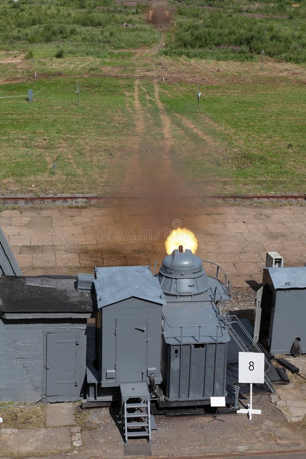 Quick-firing gun stock photo. Image of ship, military - 32537858