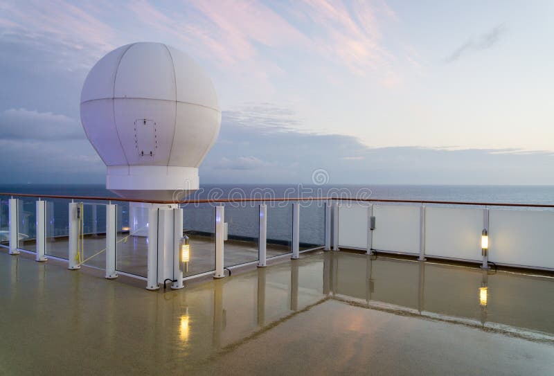 Ship radar dome stock image. Image of dome, mast, communication - 52696561