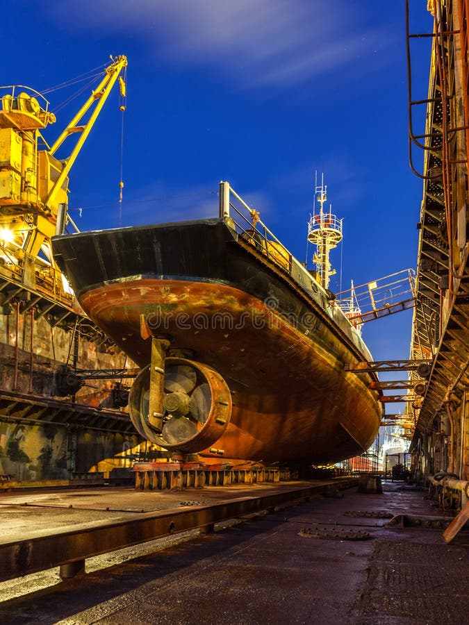 Shipyard stock image. Image of factory, construction - 17750809