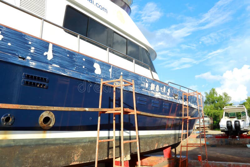 Ship repairing editorial photography. Image of ship, scaffolding - 60040967