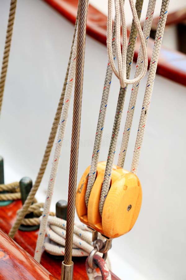 Ship rigging on old yacht stock photo. Image of masts - 27415028