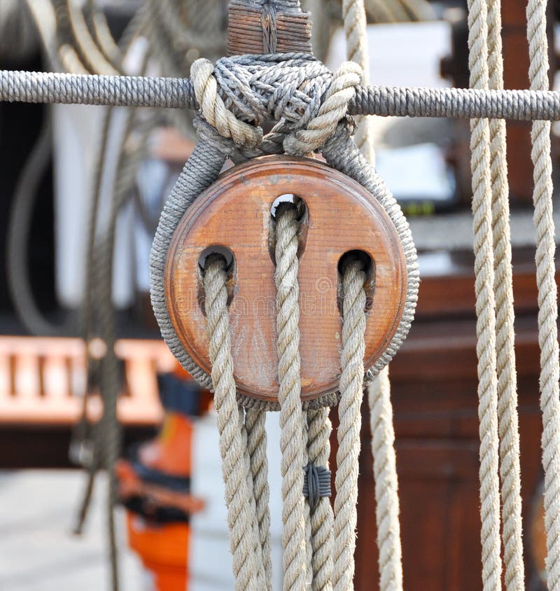 Ship rigging stock image. Image of cable, marine, rudder - 63771805