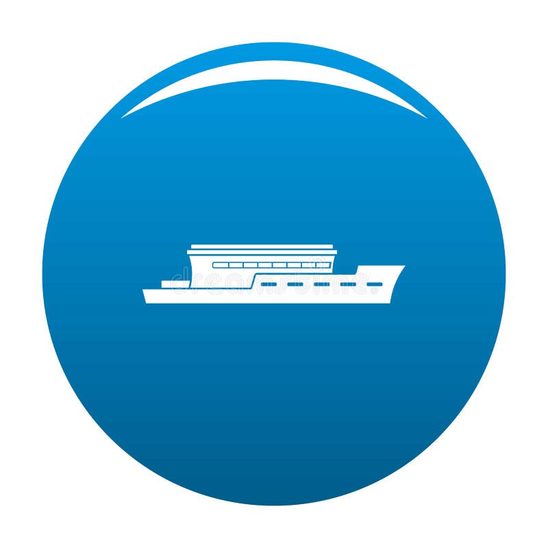 River Cruise Icon, Simple Style Stock Vector - Illustration of graphic ...