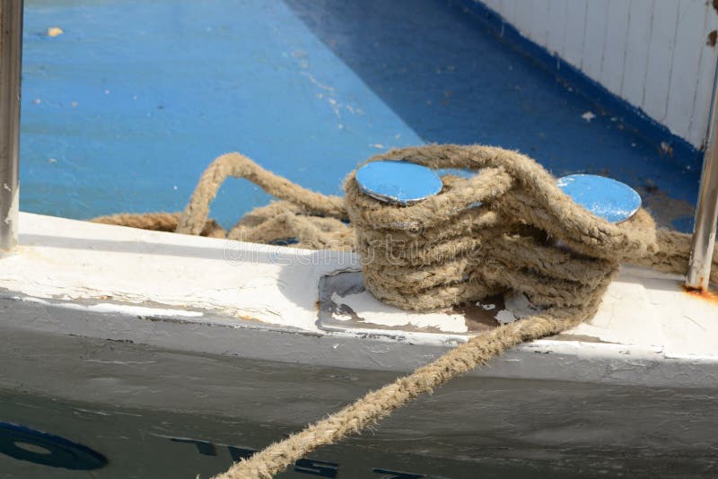 Ship rope stock image. Image of berth, rope, ship, string - 53666845