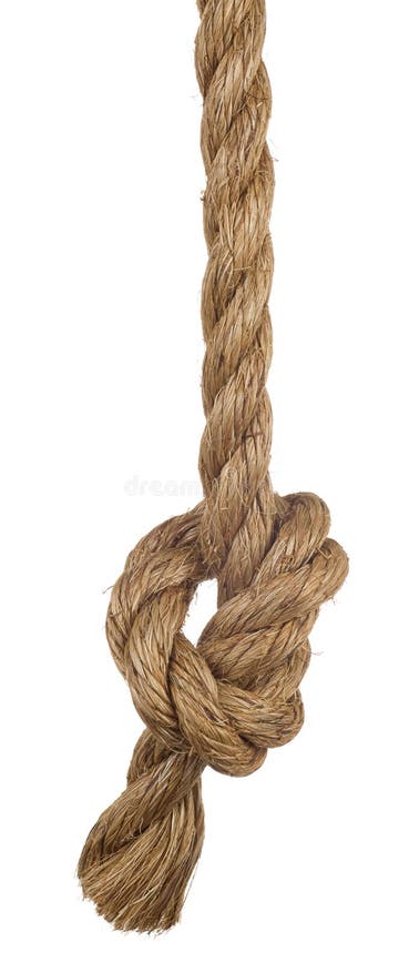 Ship rope with knot stock photo. Image of gibbet, copy - 21731518