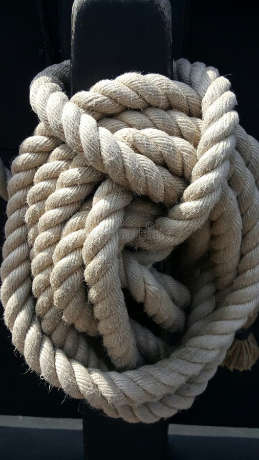 Ship rope knot stock image. Image of nina, pinta, knot - 75685565