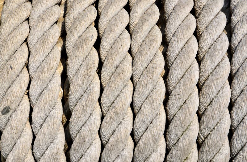 Ship ropes sack stock image. Image of lasso, loop, marine - 30619743