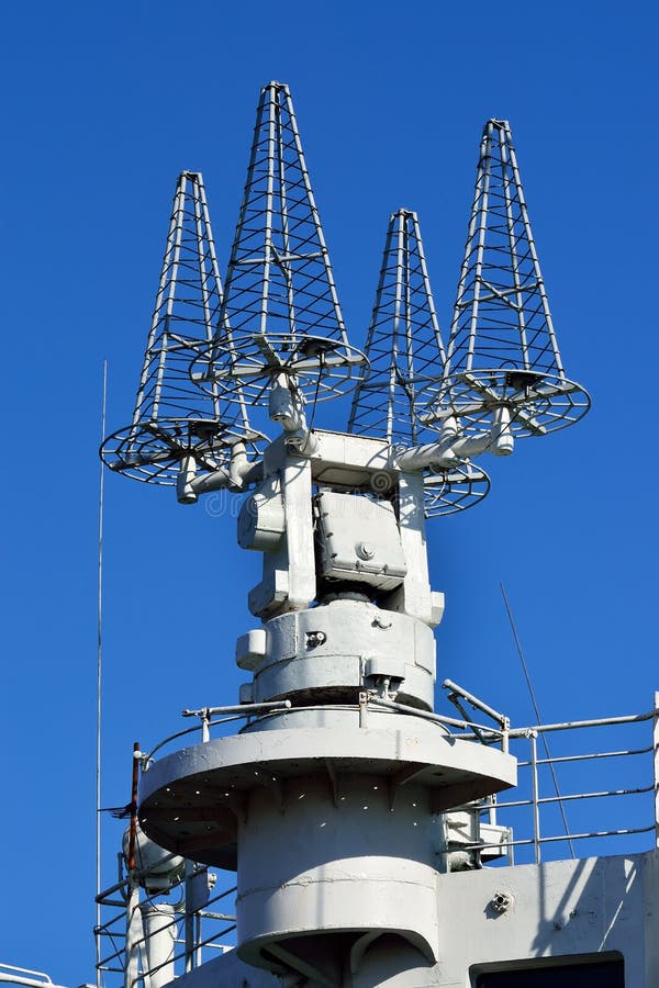 The ship s antennas stock photo. Image of antenna, technology - 41490700