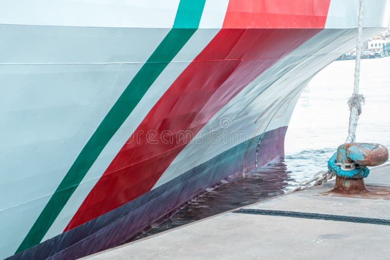 Ship s Bow stock photo. Image of transport, transportation - 130514338
