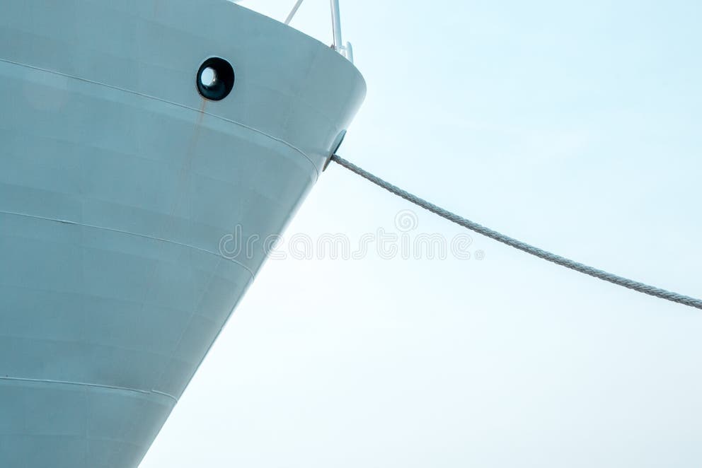 Ship s Bow stock image. Image of docked, holiday, perspective - 130514347