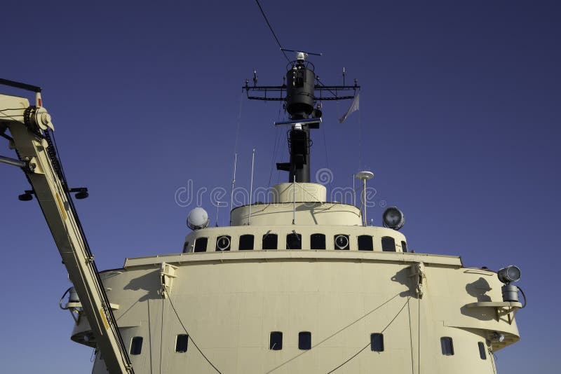 A Ship`s Command Bridge stock photo. Image of command - 249715860