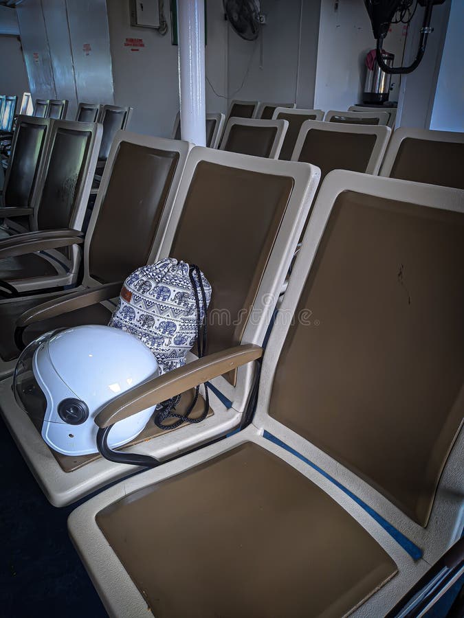 The Ship S Deck Features Rows of Comfortable Chairs for Passengers To ...