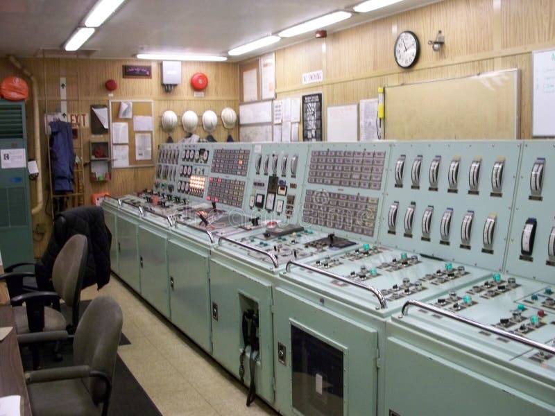 Ship s Engine Control Room stock image. Image of engine - 106840679