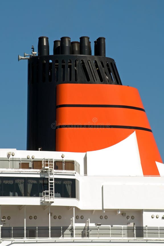 Ship s Funnel stock photo. Image of funnel, curtains, horns - 4499346