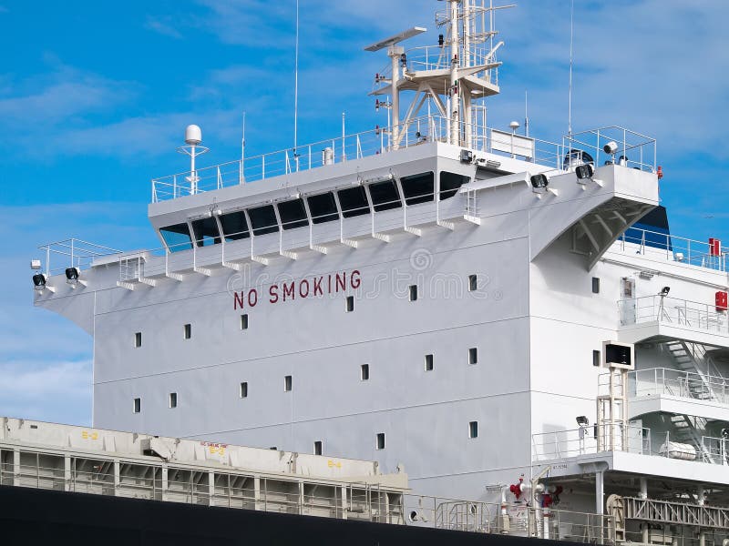 Ship s superstructure stock image. Image of large, communications ...