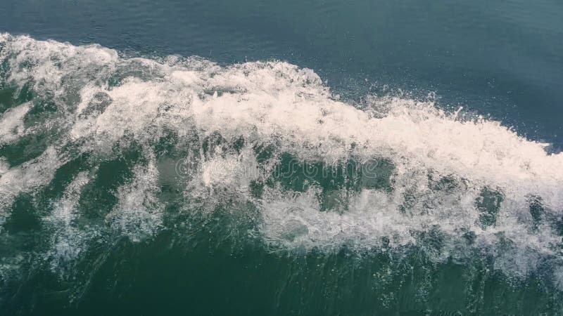 Ship S Wake in Emerald Green Water Stock Image - Image of seascape ...