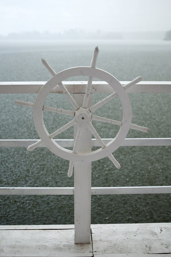 Ship s wheel stock photo. Image of cruise, ship, water - 44602474