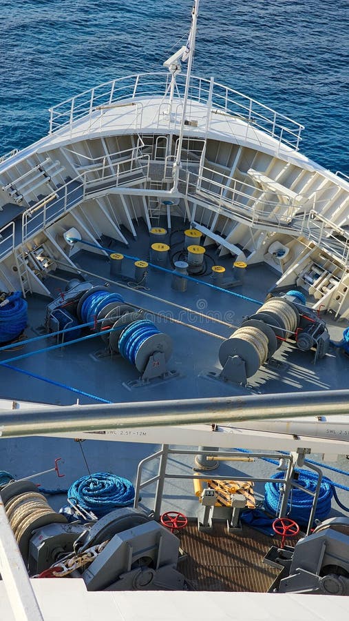 Ship windlass gear stock image. Image of boat, ship - 351109653