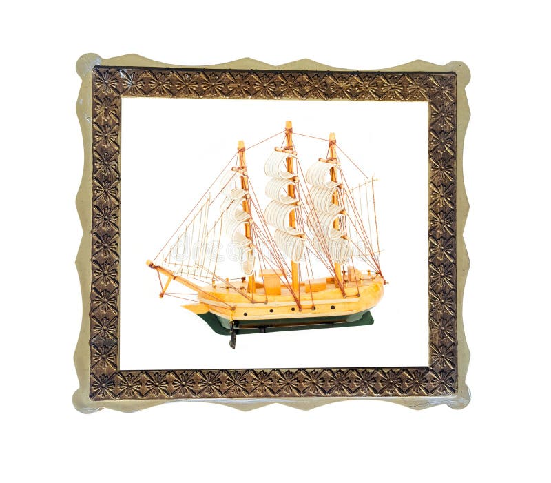 Ship sail in frame stock photo. Image of fashioned, antiquity - 112699026