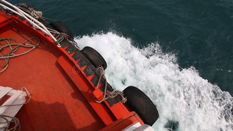 Ship Sail Down the River, High-rise Building of Stock Footage - Video ...