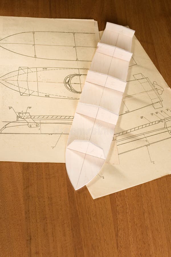Ship Scale Model Construction Stock Image - Image of model, handmade ...