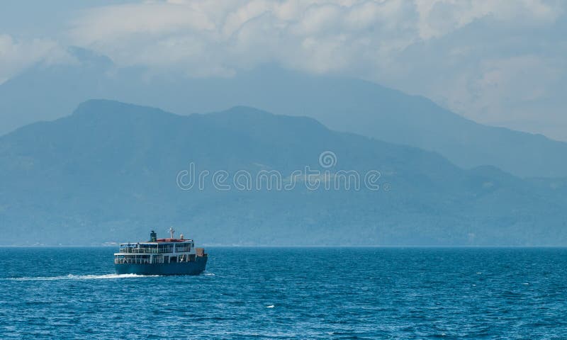 Ship in the sea stock photo. Image of ship, cruise, island - 224028716