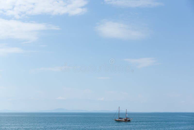 Ship and sea stock photo. Image of climate, people, heavy - 48555004