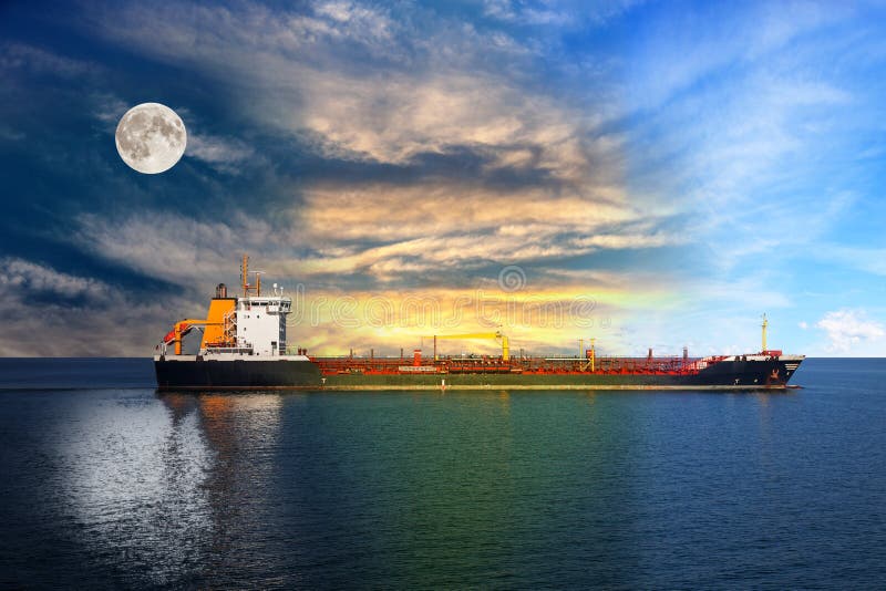 Ship on sea stock photo. Image of scene, carrier, goods - 67173006