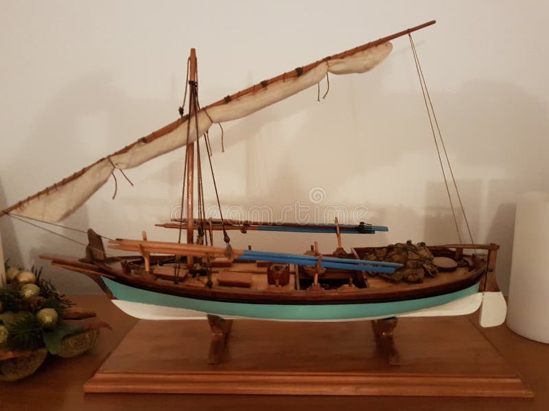 Ship stock image. Image of hand, ship, model - 160130993