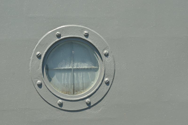 Submarine window stock image. Image of metallic, window - 13226889