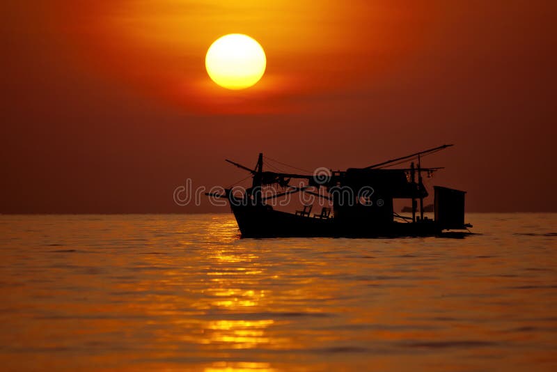 Ship and sunset stock photo. Image of warm, vivid, sailing - 22488176