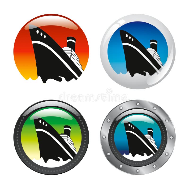 Ship Symbol Marine stock vector. Illustration of emblem - 13125026