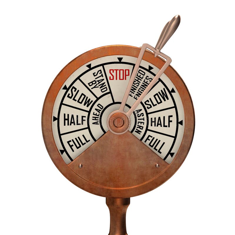 Ship Telegraph Finished Engines 3d Rendering Stock Illustration ...