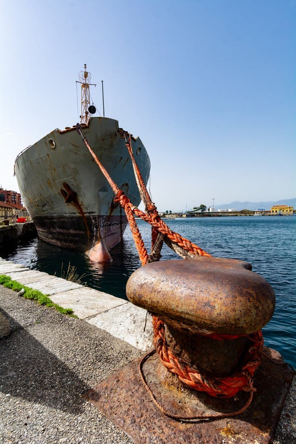 A ship in the harbor stock image. Image of outdoor, nautical - 325577351