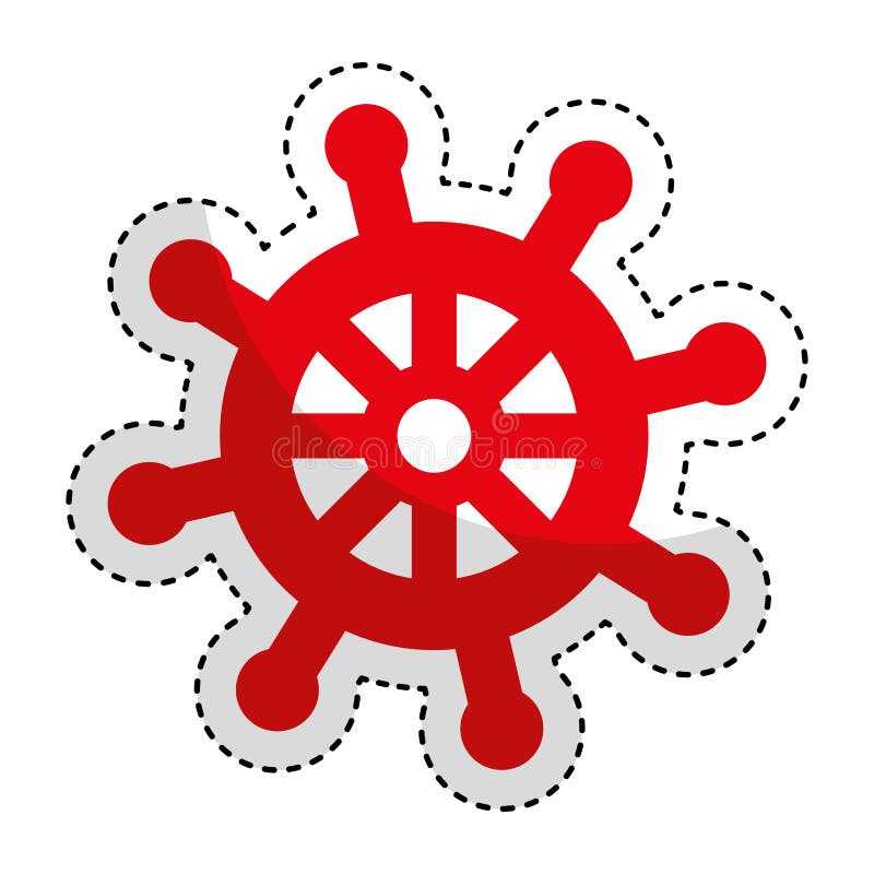 Ship timon maritime frame stock vector. Illustration of concept - 80708322