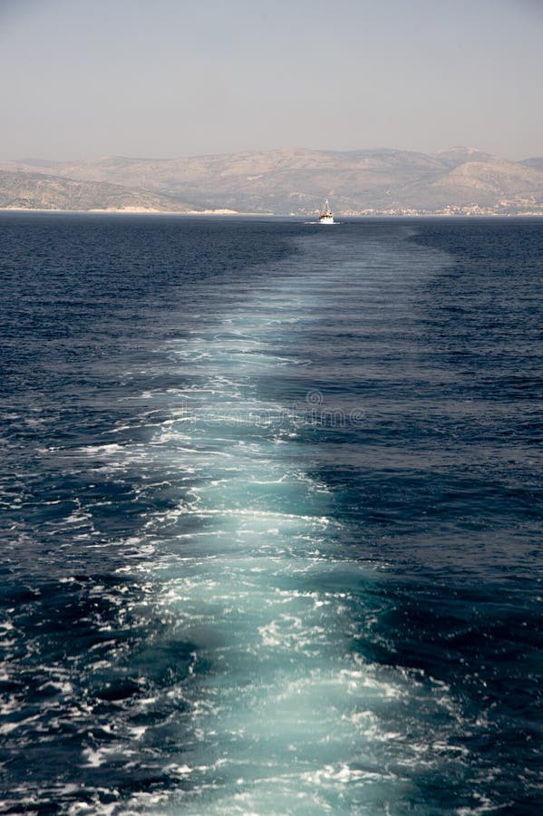 Ship track stock image. Image of mediterranean, europe - 11466247