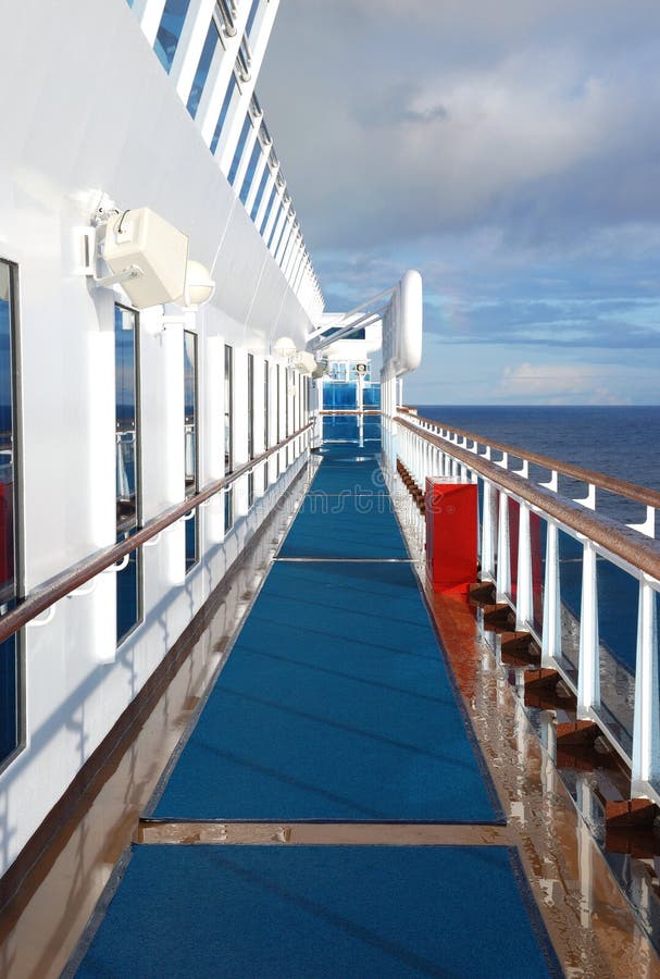Ship Track stock image. Image of deck, scenic, ship, balcony - 26638879