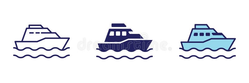 Ship Transportation Icon - Navigation Set Stock Vector - Illustration ...