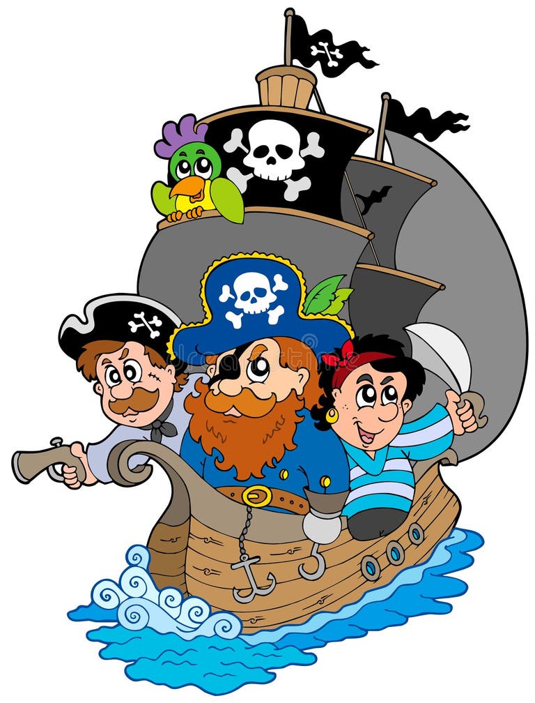 Ship Various Cartoon Pirates Stock Illustrations – 1,465 Ship Various ...