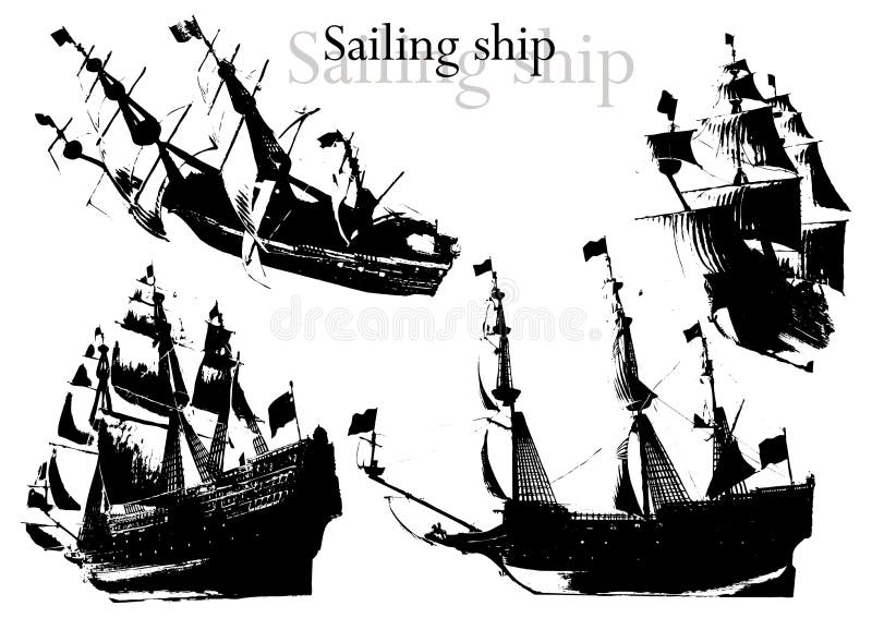 Ship Vector 2 Stock Image - Image: 9298541
