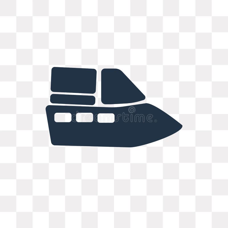 Ship Vector Icon Isolated on Transparent Background, Ship Trans Stock ...